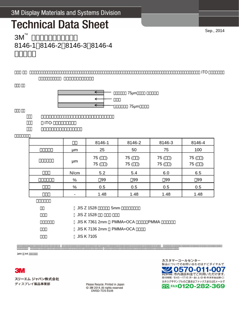 TDS - 3M 8146 2 | PDF