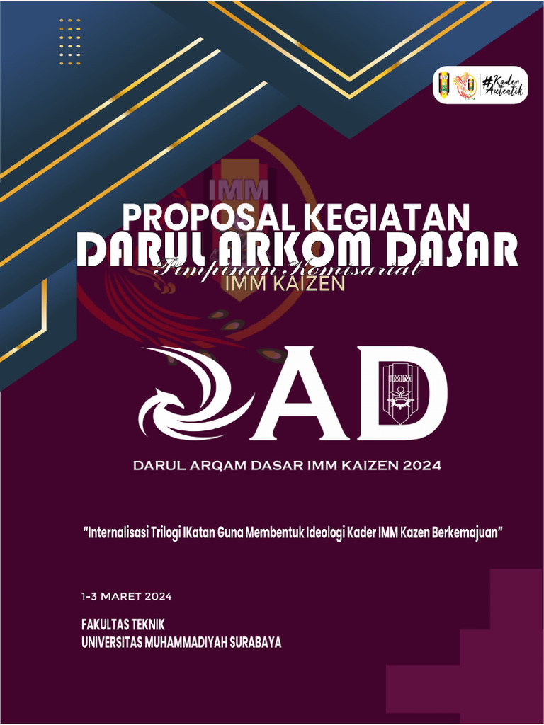 Proposal DAD IMM KAIZEN - TTD | PDF