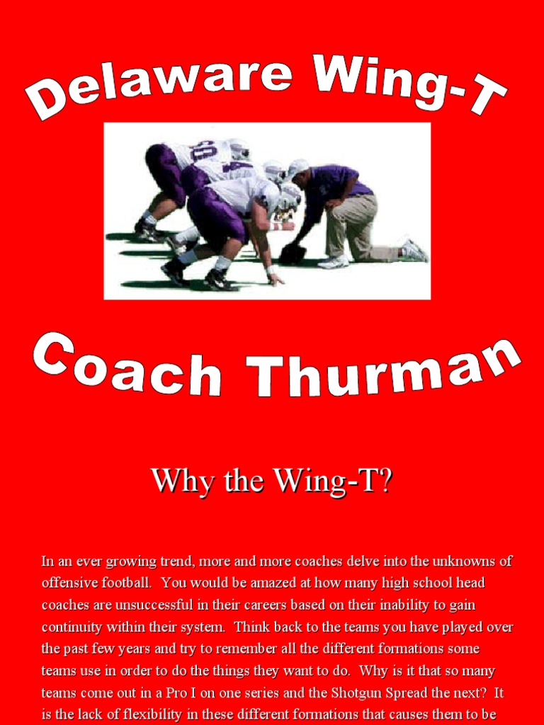Understanding the Delaware Wing-T Offense | PDF | Sport Variants ...