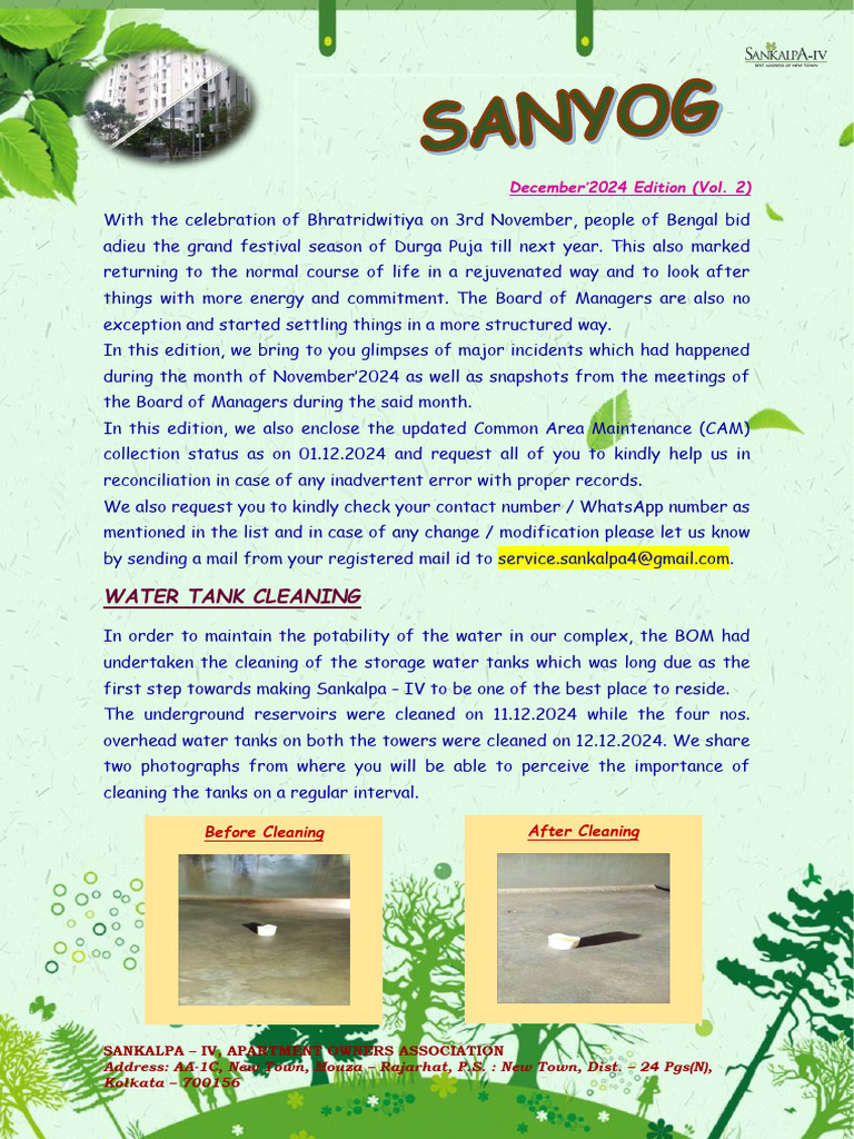 SANYOG - December'2024 Edition | PDF | Payments