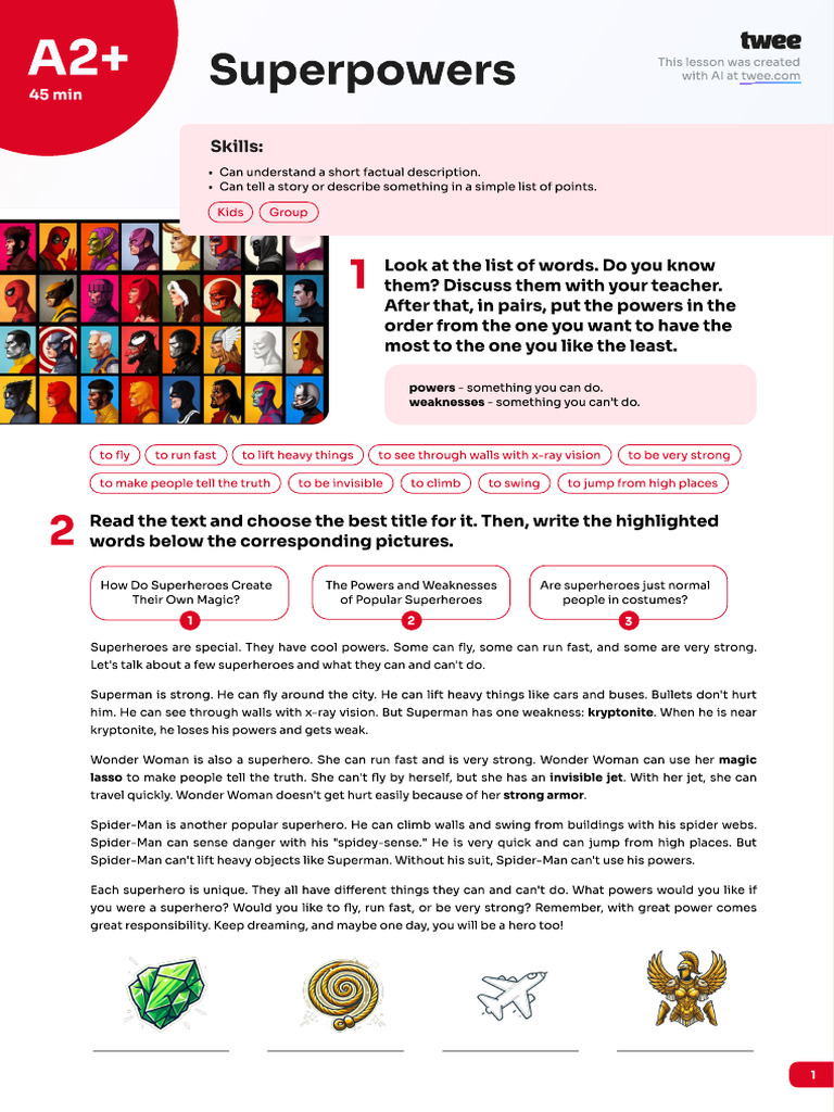 Superpowers A2 | PDF