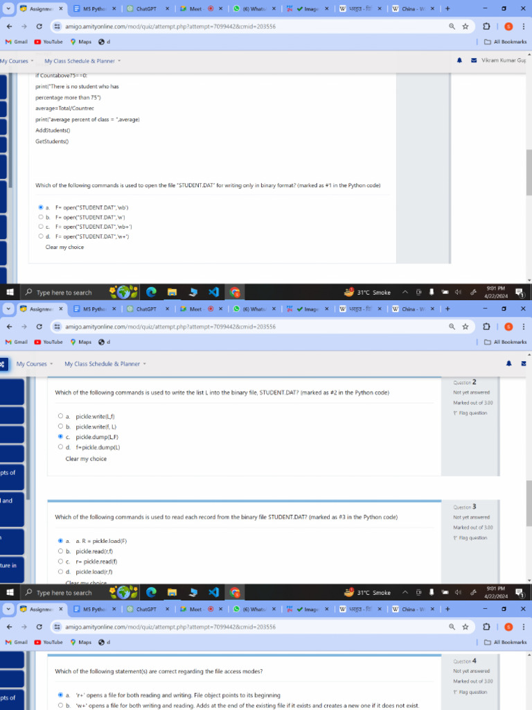 Python Programming (CSIT232) - 2nd Assignment | PDF