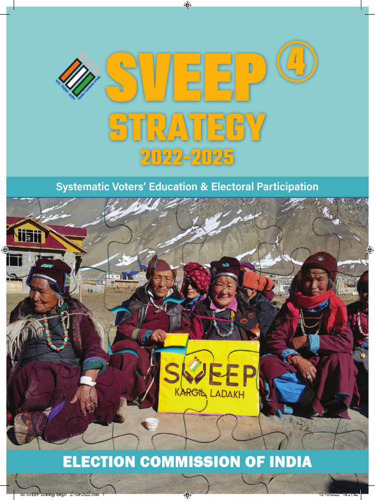 SVEEP Strategy 2022 25 | PDF | Voter Turnout | Elections