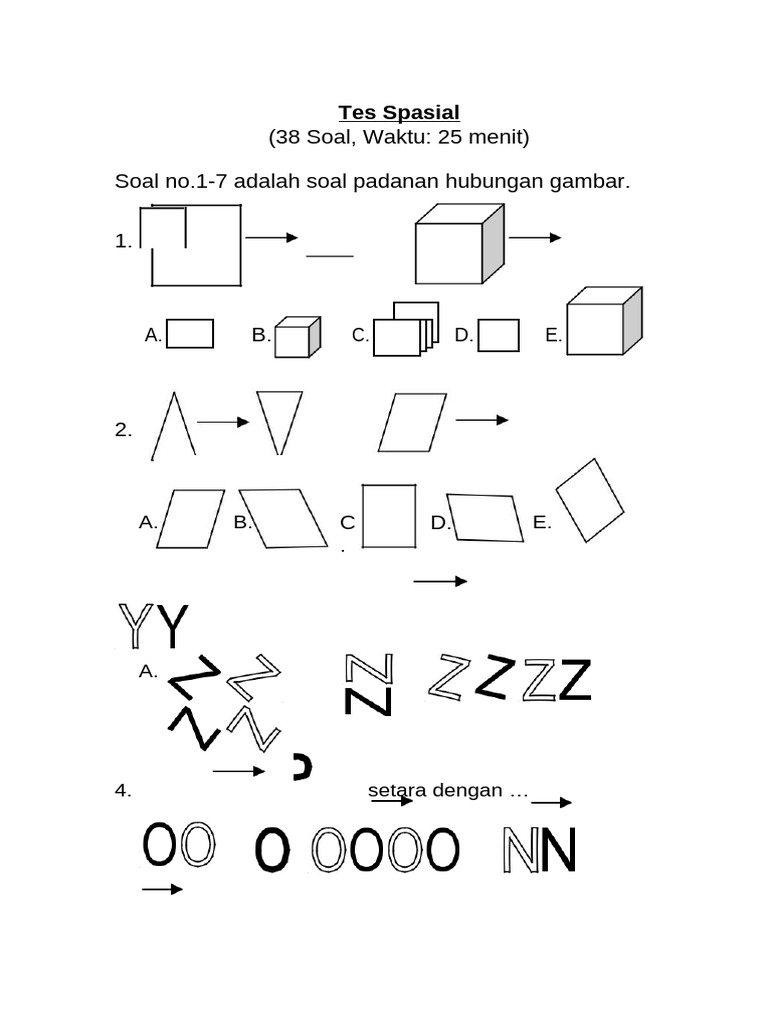 Tes Spasial | PDF