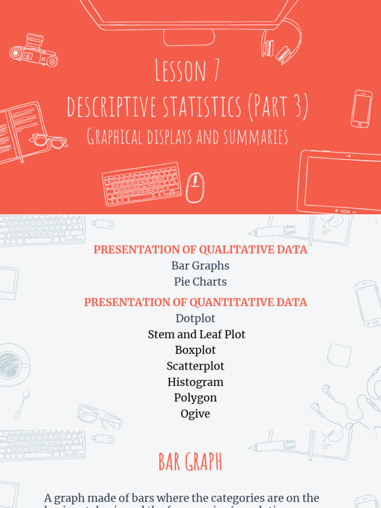 Lesson 7 (Descriptive Statistics Part 3) - Oct 2024 | PDF | Quartile | Descriptive Statistics