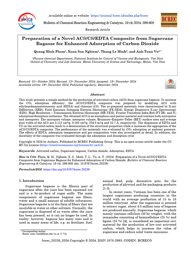 document | PDF | Adsorption | Physical Sciences