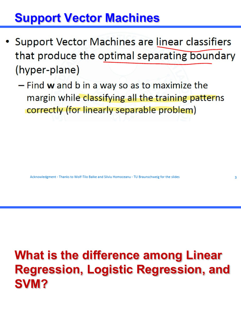 Lecture10-SVM | PDF | Support Vector Machine | Statistical Classification