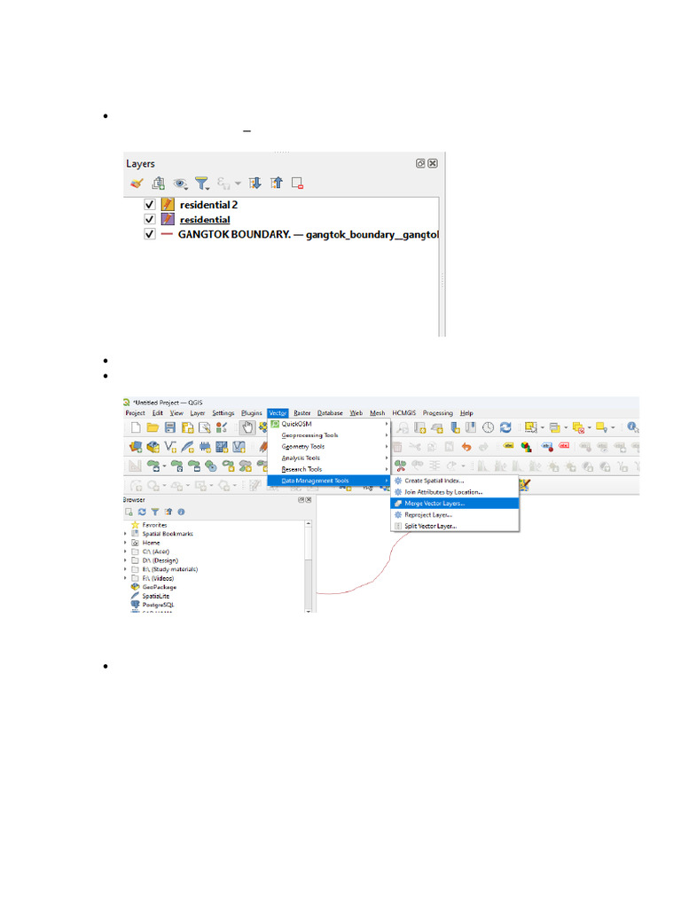 Steps For Merging Layers (Leader) | PDF