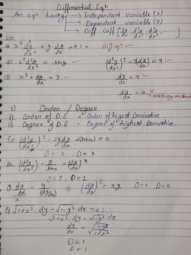 Differential Equation | PDF