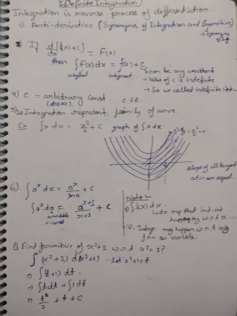Indefinite Integration | PDF