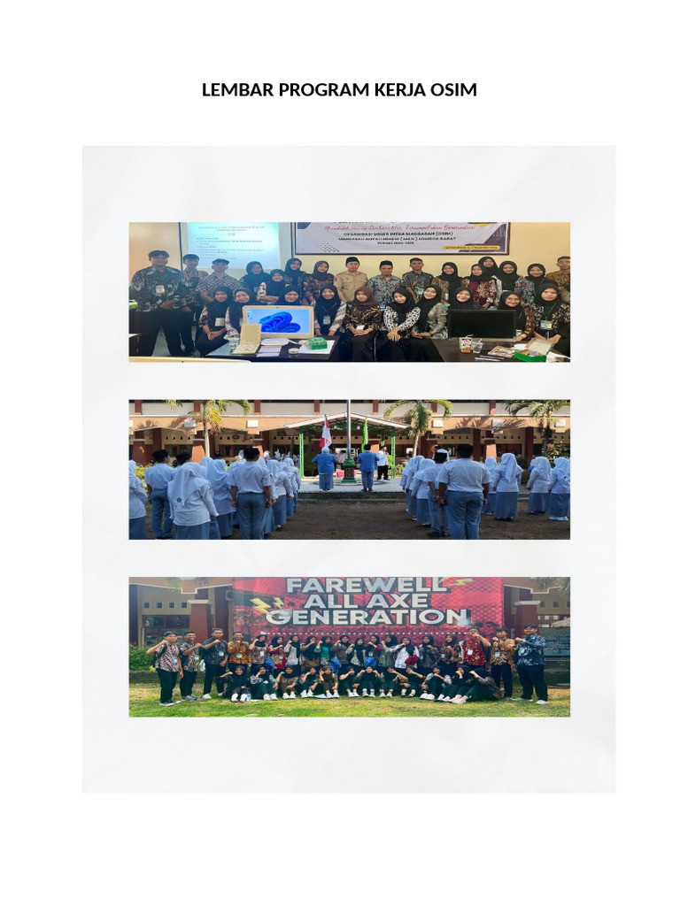 Lembar Program Kerja o Sim | PDF