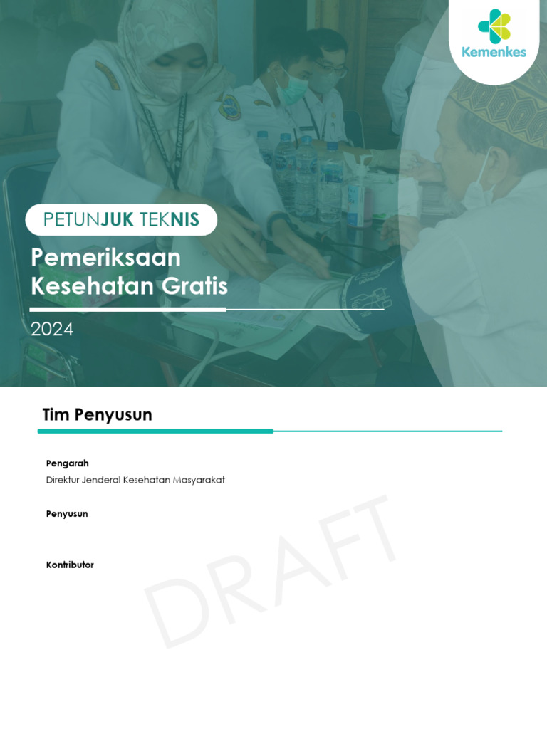 V16 Draf Juknis Pemeriksaan Kesehatan | PDF