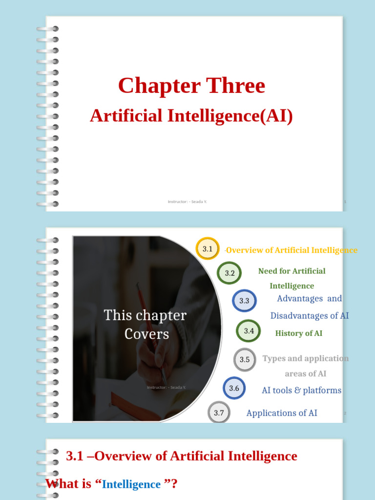 Chapter 3 - AI | PDF | Artificial Intelligence | Intelligence (AI) & Semantics