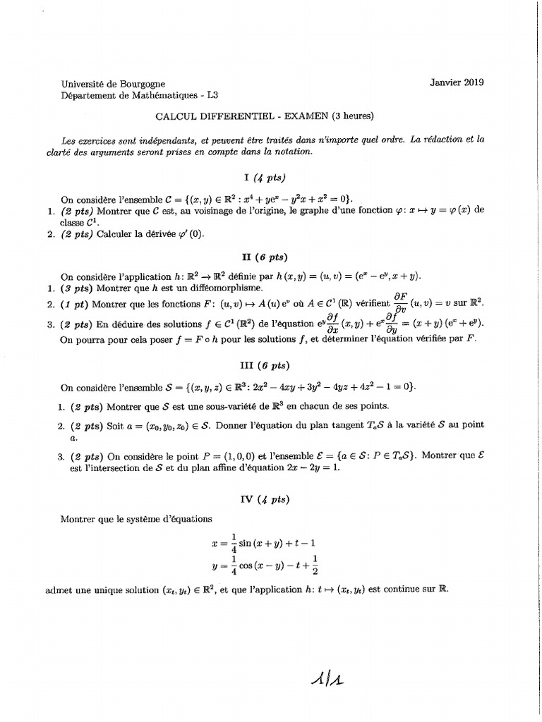 Calcul-différentiel | PDF