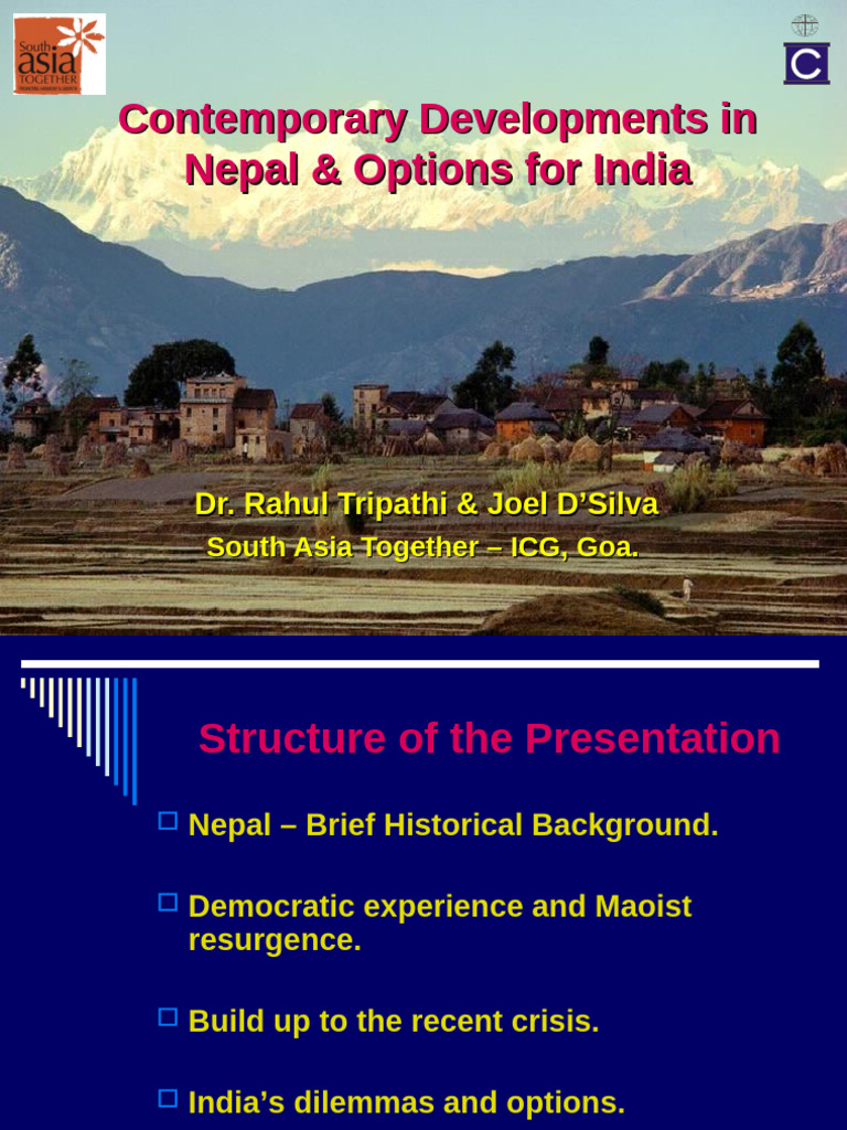 Nepal's Crisis and India's Options | PDF | Nepal