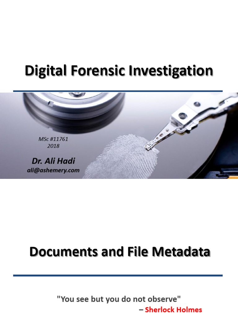 Documents-Metadata9o0 | PDF | Computer File | File Format