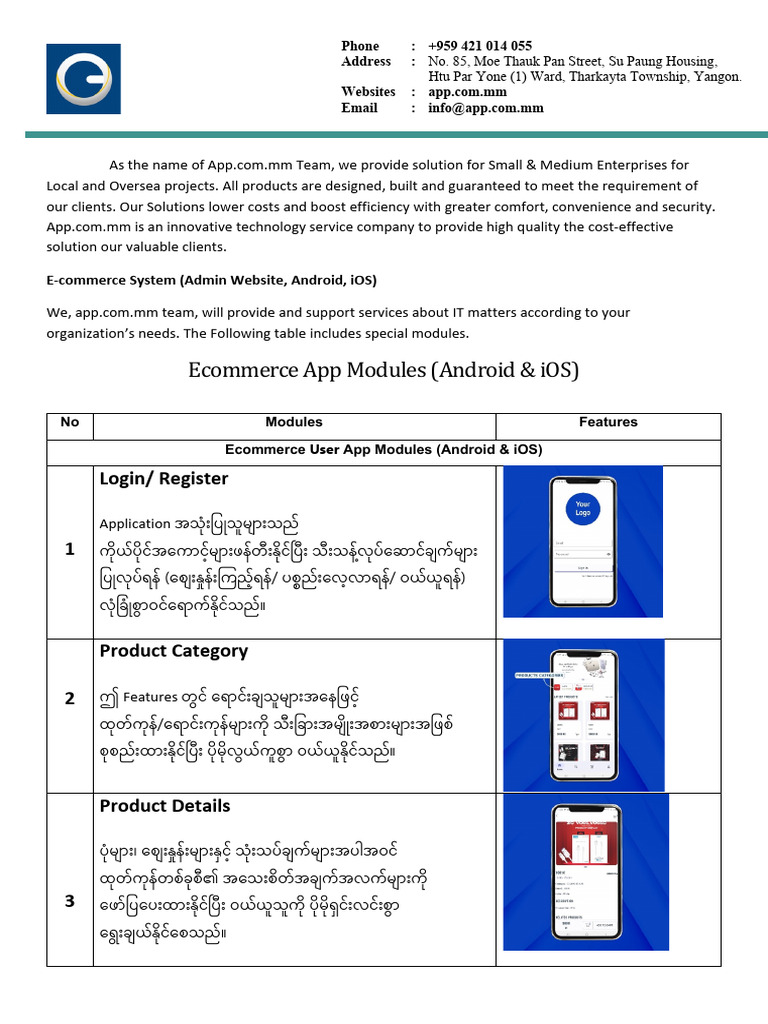 Ecommerce Apps Quotation Sea | PDF