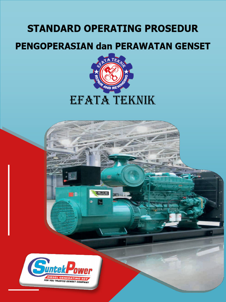 SOP Pengoperasian dan Perawatan Genset | PDF