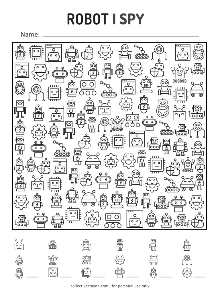 Robot I Spy | PDF