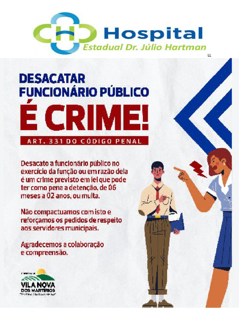 Desacato Ao Servidor Público | PDF