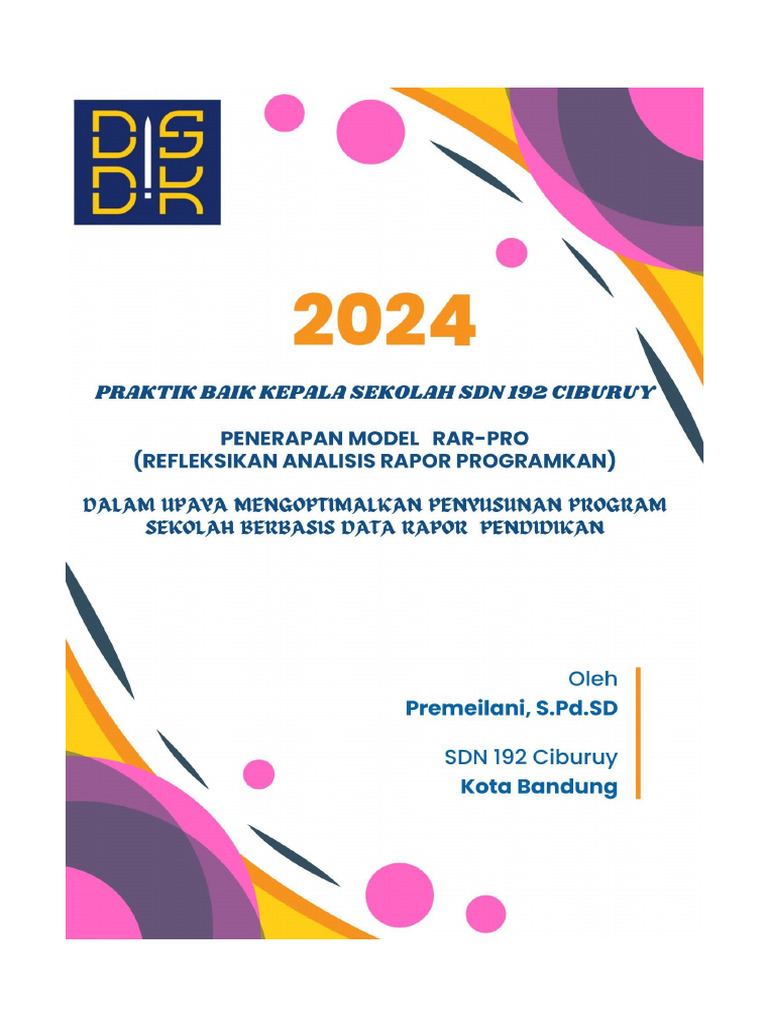 Praktik Baik Format Atap Kepala Sekolah SDN 192 Ciburuy | PDF
