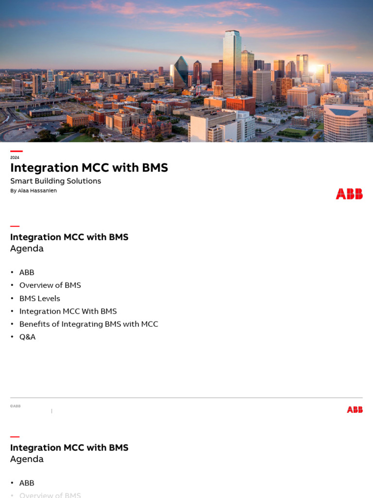 BMS Integration With MCC | PDF | Building Automation | Internet ...
