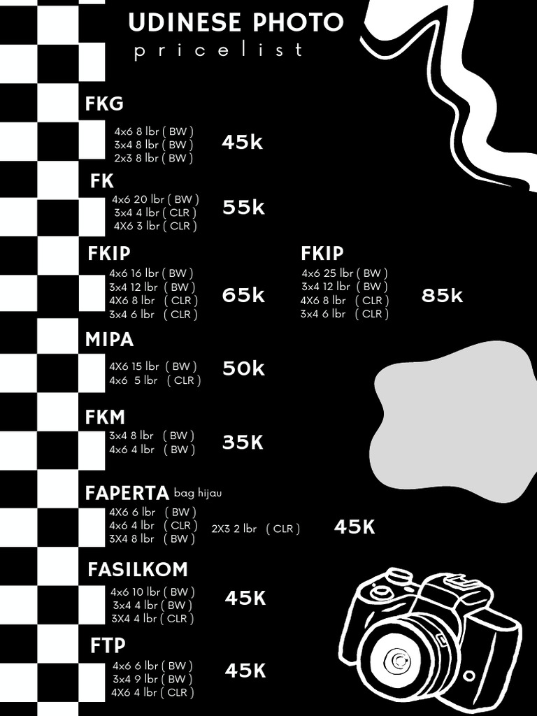 Red and Beige Illustrative Burger Price List A4 | PDF