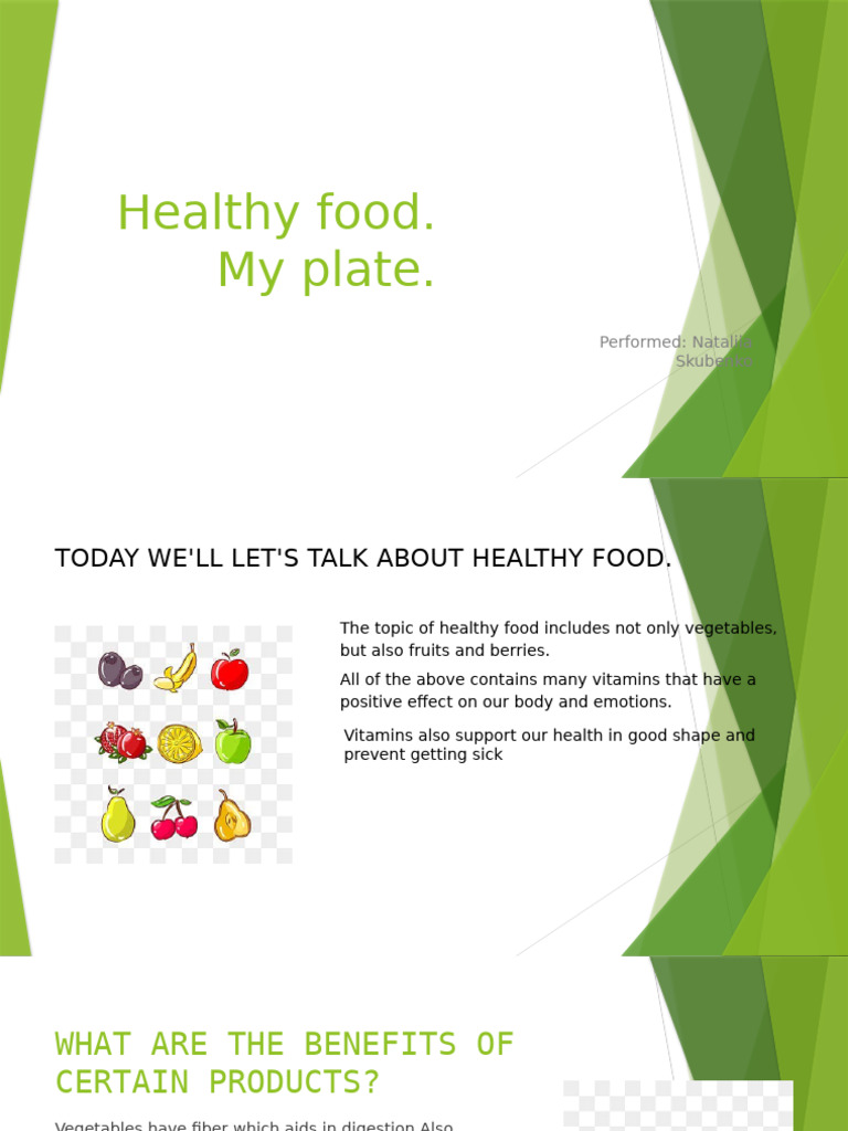 Healthy food. My plate. | PDF | Foods | Healthy Diet