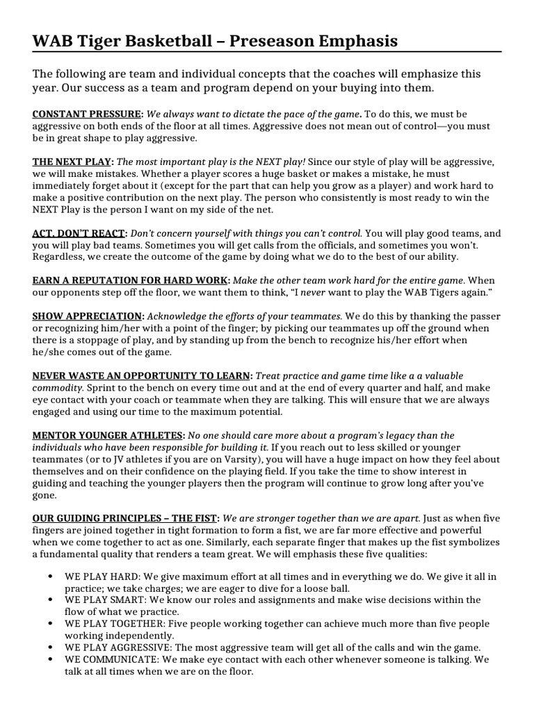 Basketball version | PDF | Social Psychology | Behavior Modification