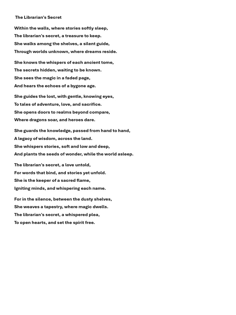 The Librarian's Secret | PDF