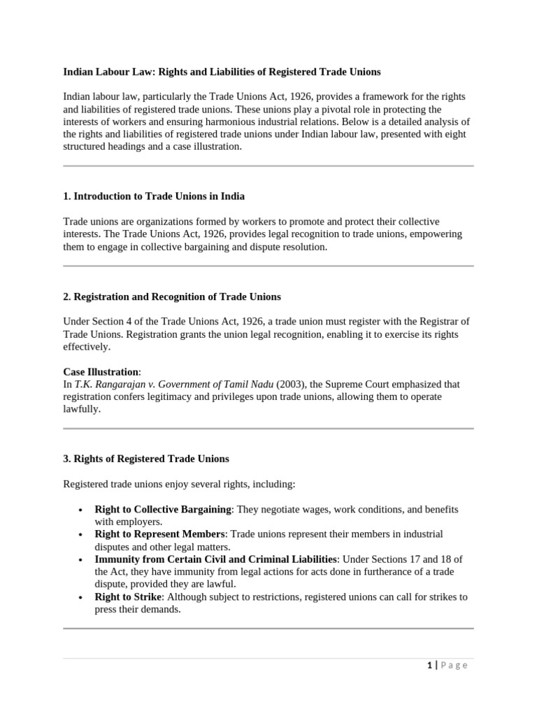 Labour law Assessment | PDF | Employment | Labour Law