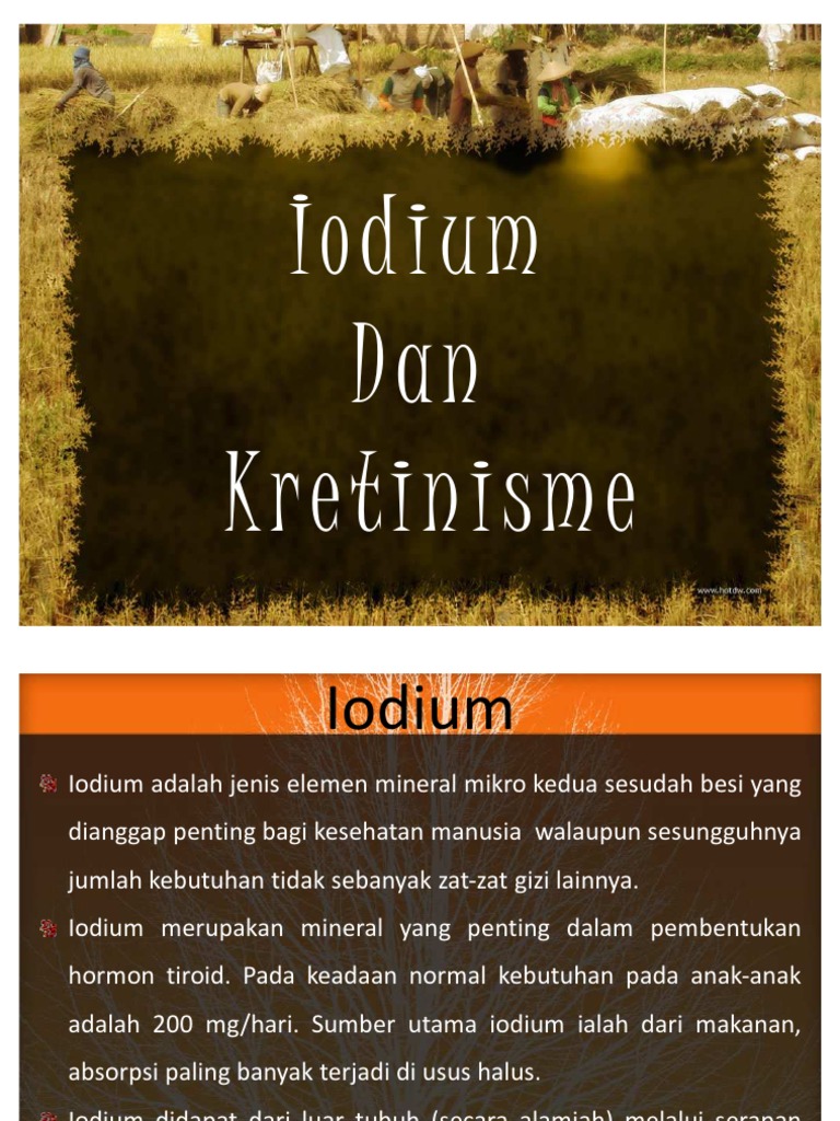 Iodium Dan Kretinisme | PDF