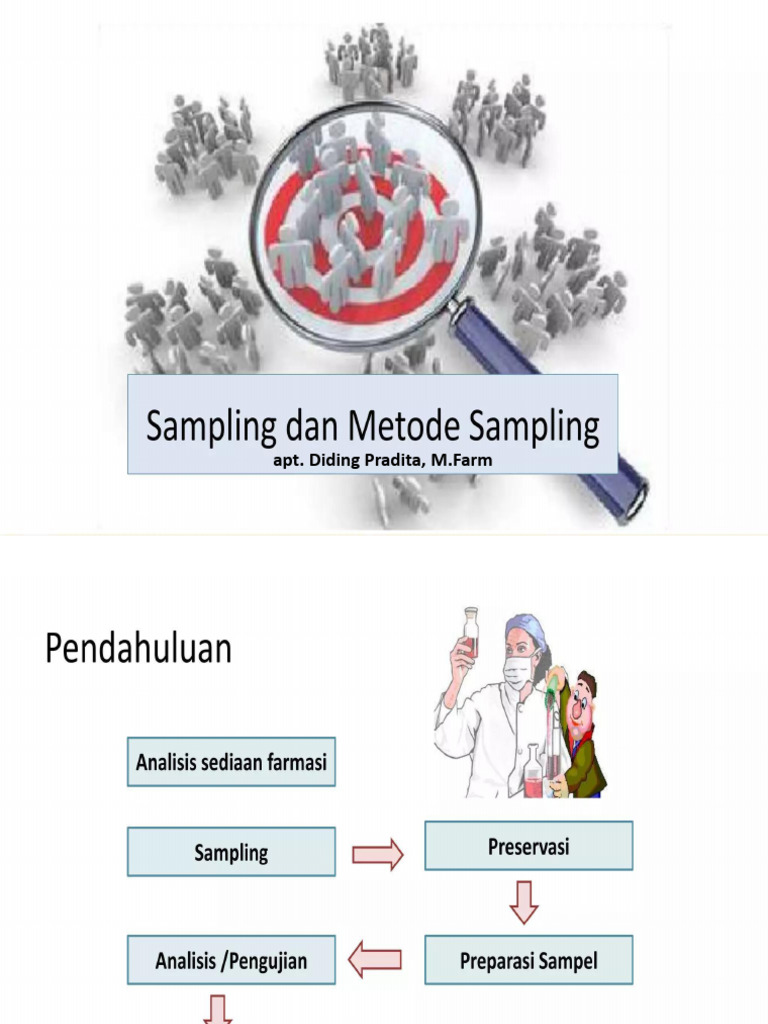 GLP Pert 9 Sampling Dan Metode Sampling | PDF