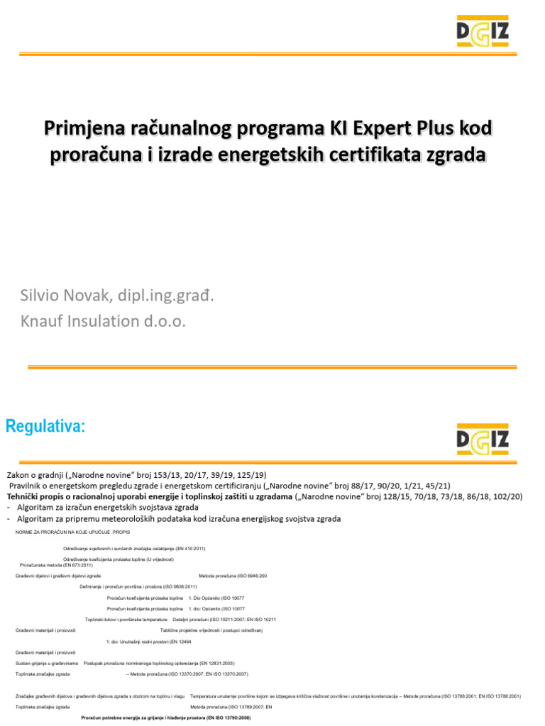 Primjena Računalnog Programa KI ExpertPlus | PDF