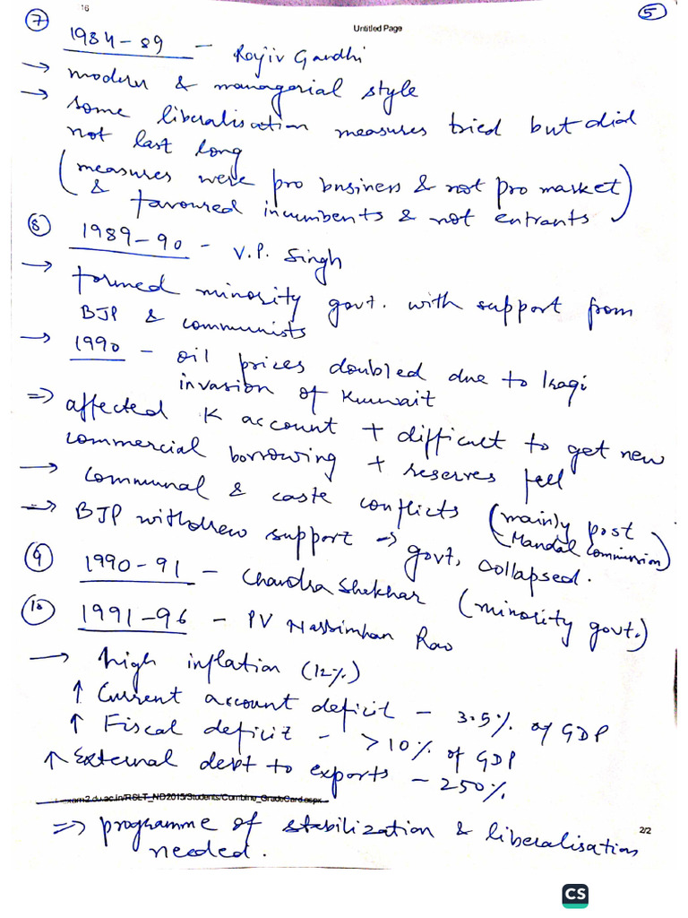 Vijay Joshi Ch-2 - Notes2 | PDF