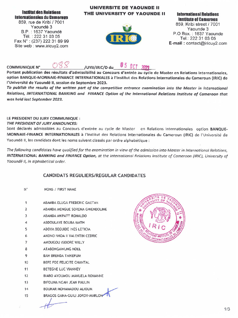 admis-2023-bmfi | PDF