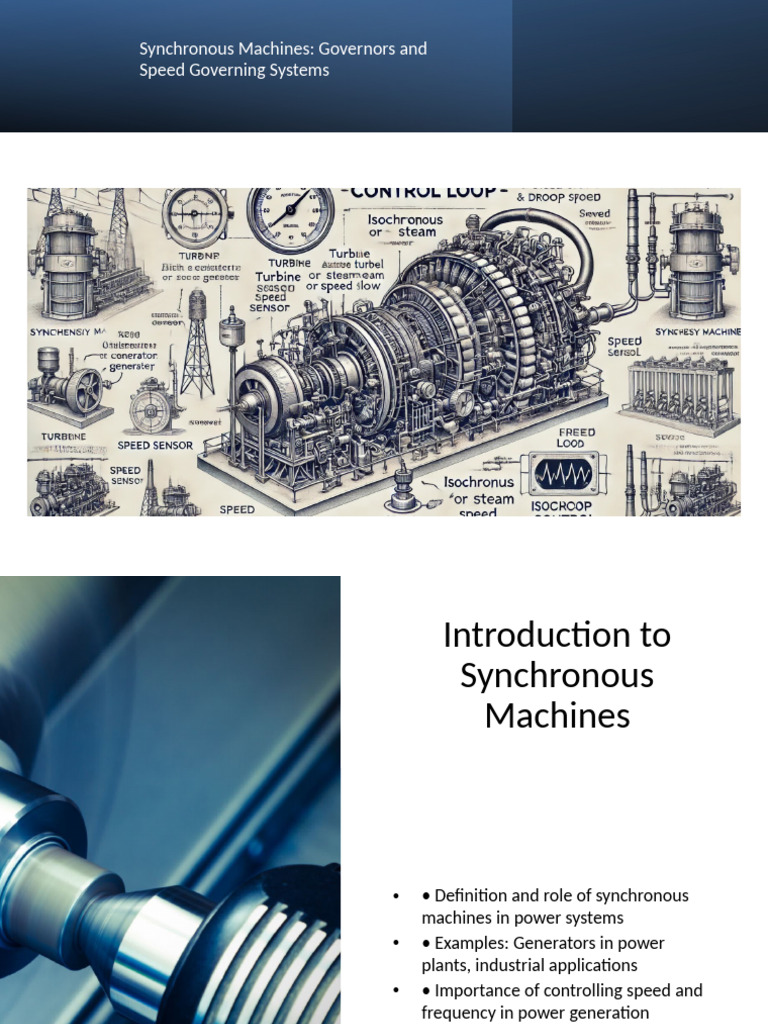 Synchronous - Machines - Governors - Presentation Group 8 | PDF ...