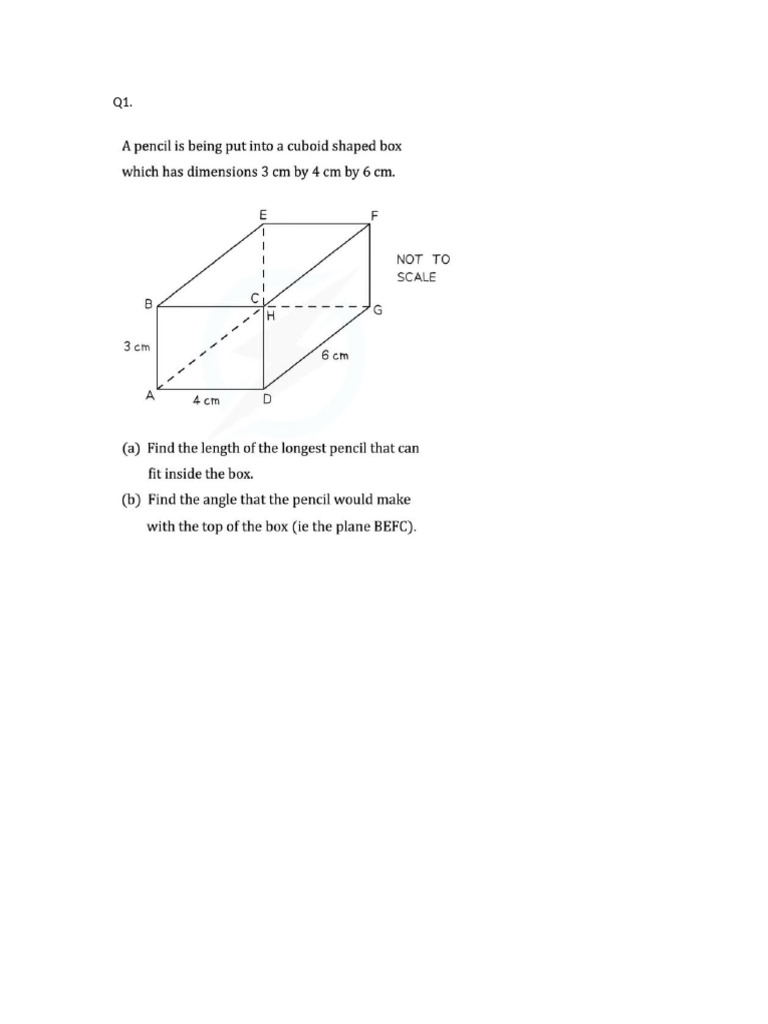3D Pythagoras & Trigonometry - MS | PDF