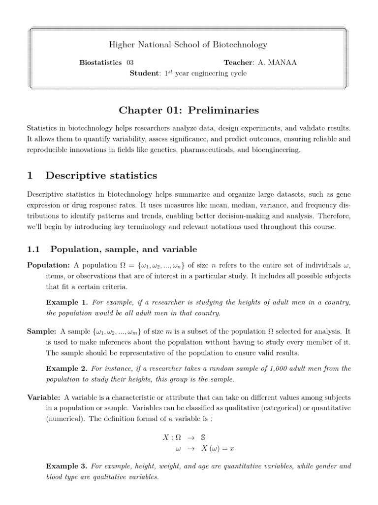 Chapter 01 Preliminaries (1) | PDF | Probability Distribution | Statistics