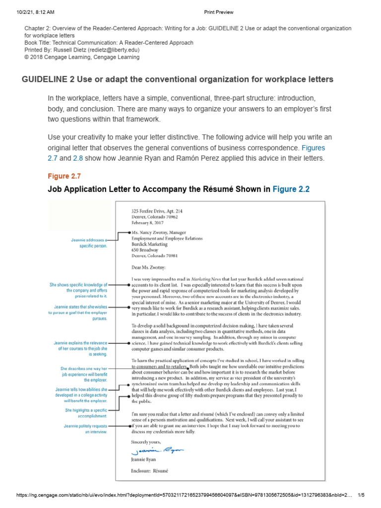GUIDELINE 2 Use or Adapt The Conventional Organization For Workplace ...