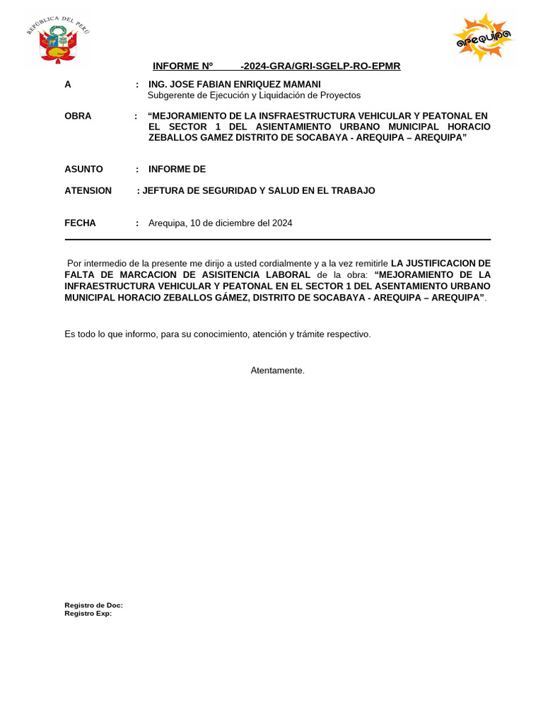 Informe # - 2024 Informe F12B Del 2024 | PDF