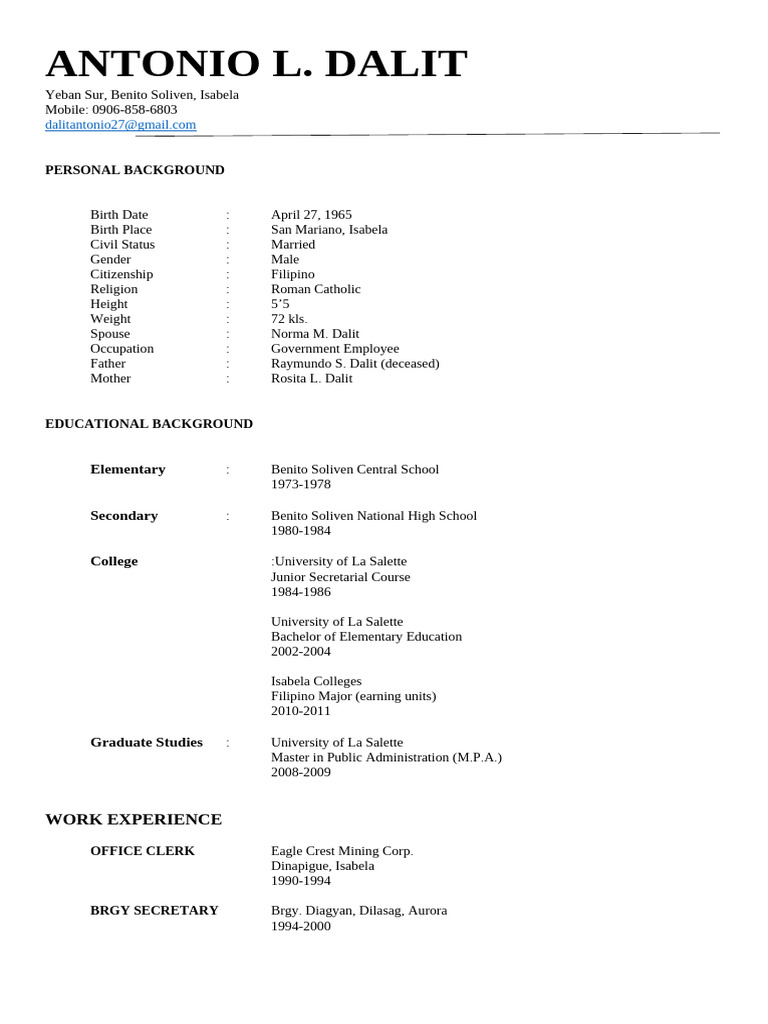 resume ald | PDF