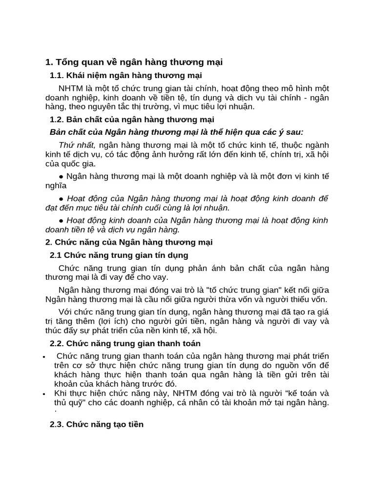 Tóm Tắt Slide Phần 1 2 | PDF