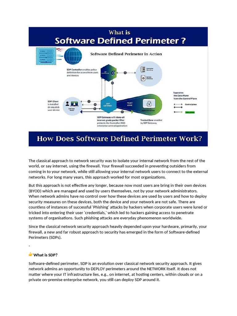 Software-defined perimeter | PDF | Virtual Private Network | Computer ...