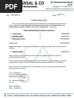CA Report Format | PDF | Finance & Money Management