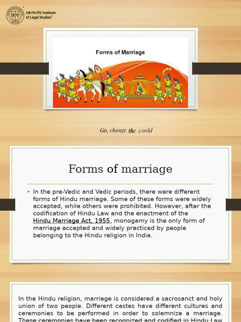 Hindu Marriage Forms Explained | PDF | Marriage | Social Conventions
