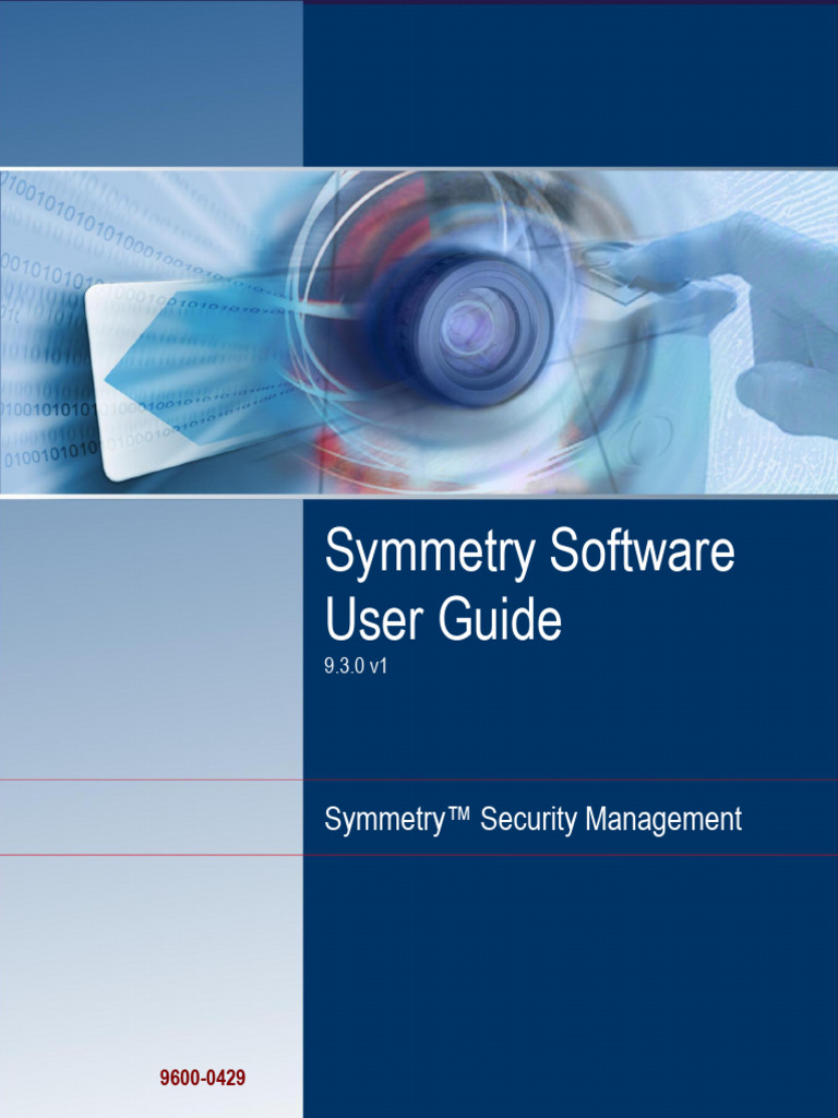 9600-0429 Symmetry Software User Guide, Issue 9.3.0v1 | PDF | Access Control | Databases