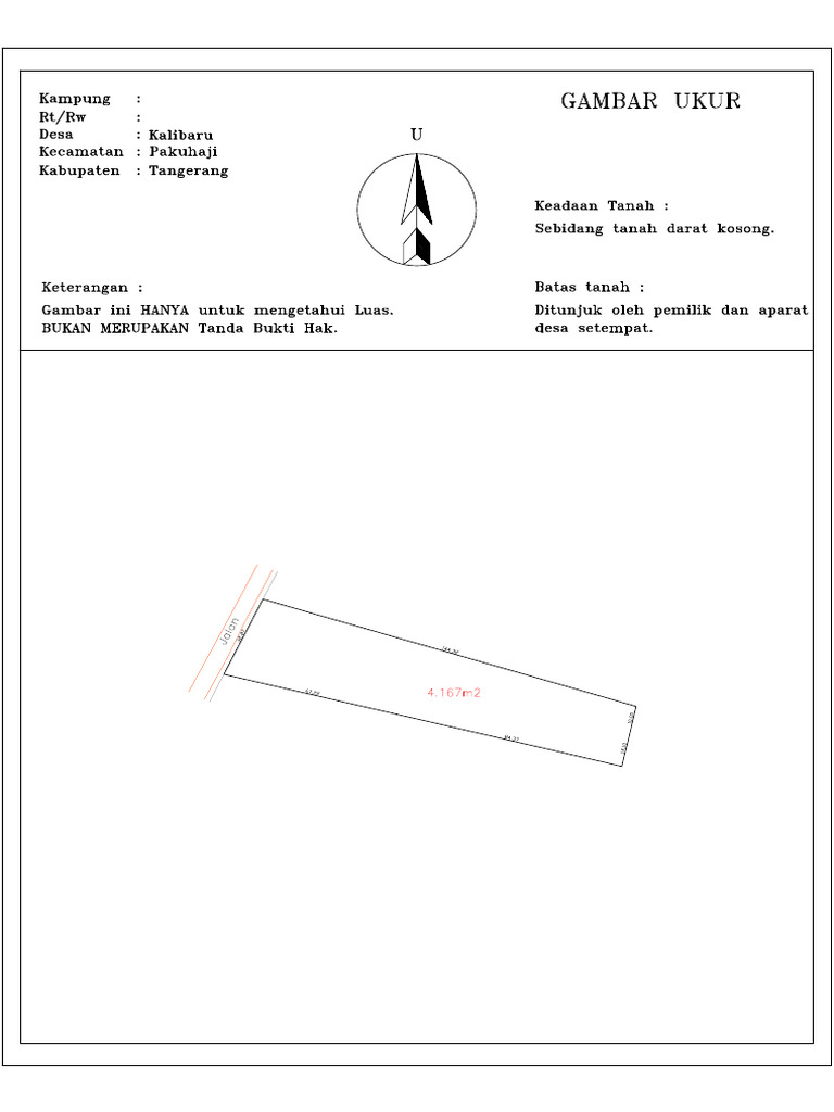Hasil Ukur Mengetahui Luas (Atam) | PDF