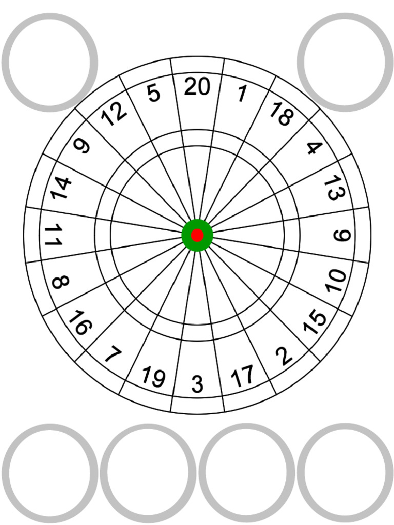 Dart Board Target 4 | PDF