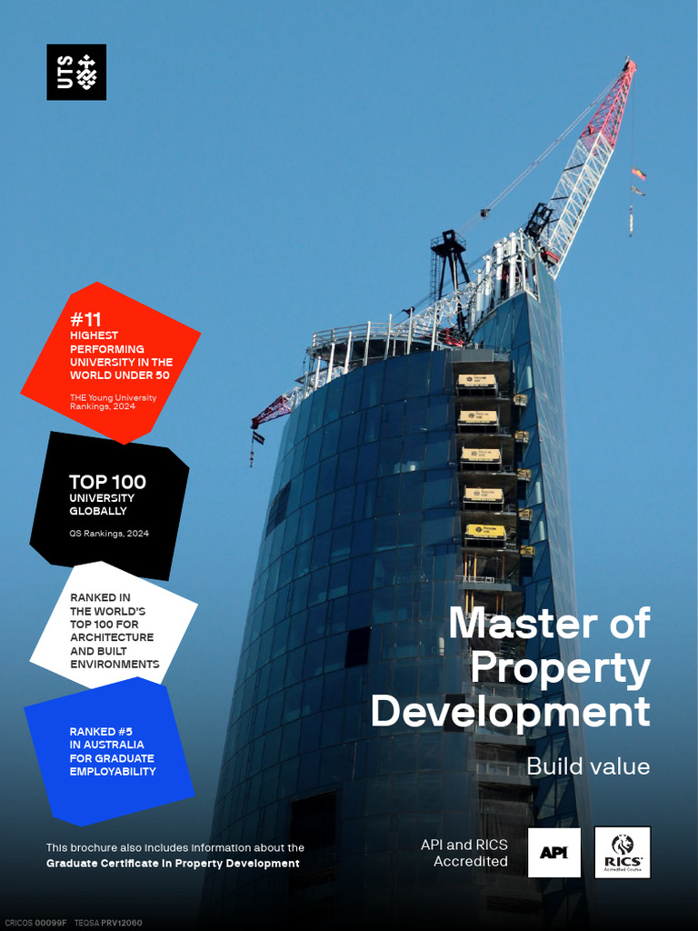 UTS CourseGuide Master of Property Development | PDF | Real Estate Appraisal | Academic Degree